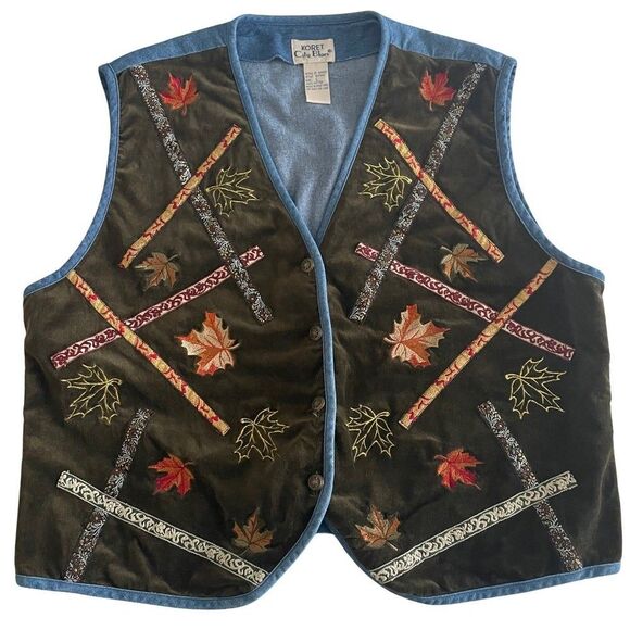 Koret | Jackets & Coats | Vintage 9s Koret City Blues Fall Embroidered ...